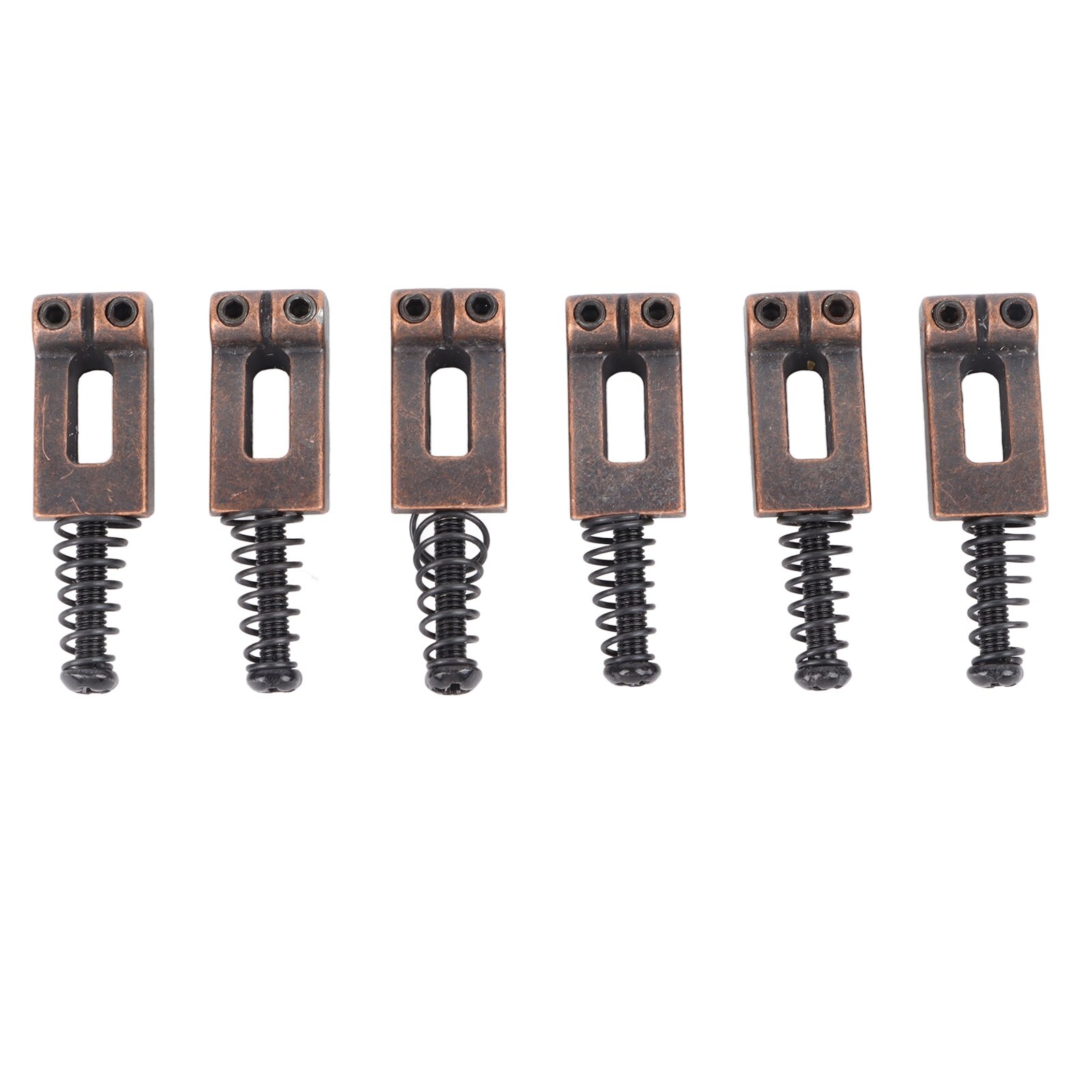 6 шт, седло для электрогитары, струнный винт из цинкового сплава, аксессуар для седла, зубец