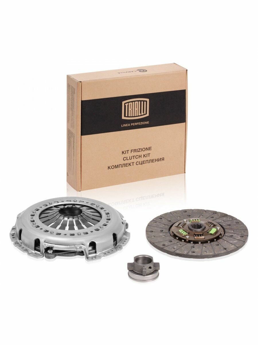 Сцепление в сборе для а/м ГАЗ/ПАЗ (змз. 511, 513, 523) (с мех. муфт) (FR 508), TRIALLI FR508