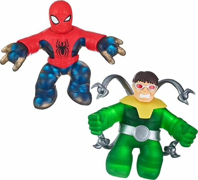 Goo Jit Zu Marvel Heroes & Sets - 2 эксклюзивные фигурки, Ultimate Spider-Man и Doctor Octopus -HZ
