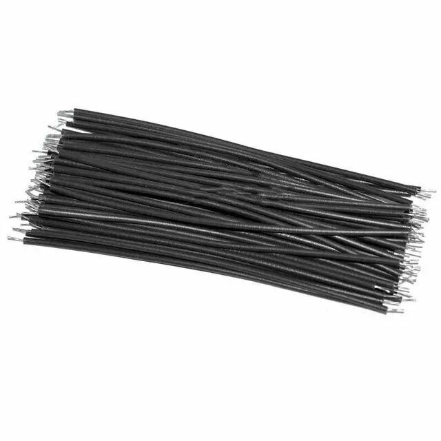 Луженые провода 1007-22AWG, 50 мм, 2PIN, 100шт