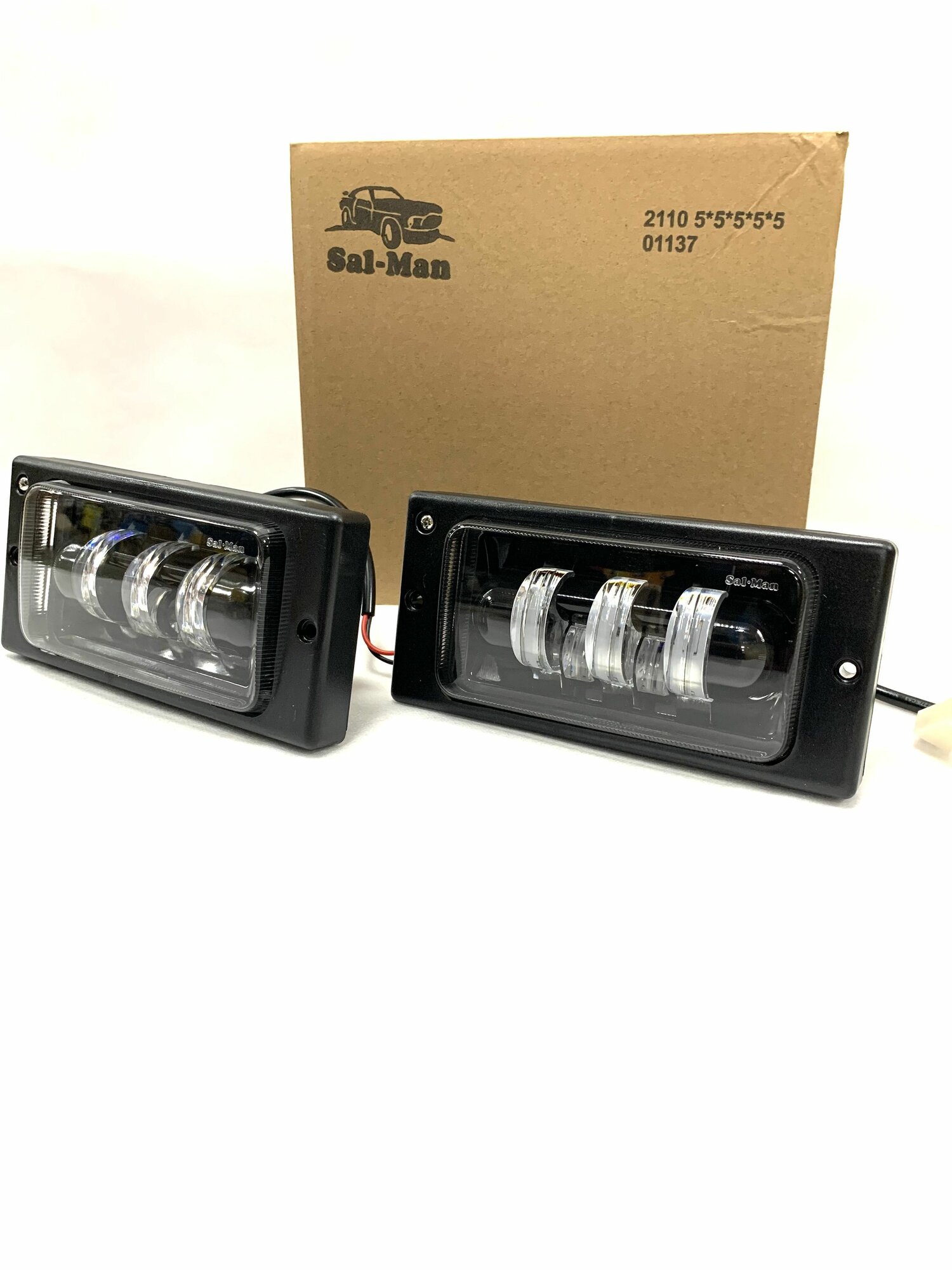 Противотуманные Фары Salman 60 ват ВАЗ 2110-2112, 2113-2115, шевроле нива (до рестайлинга) 60ват Salman Led Светодиодные