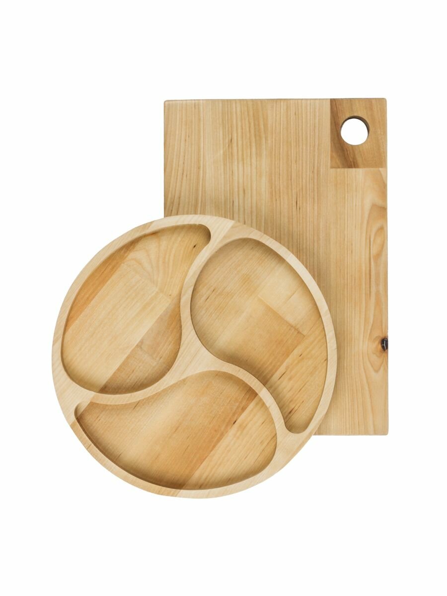 Набор из массива дерева Panairo "Lavarna №3"/ 2 предмета