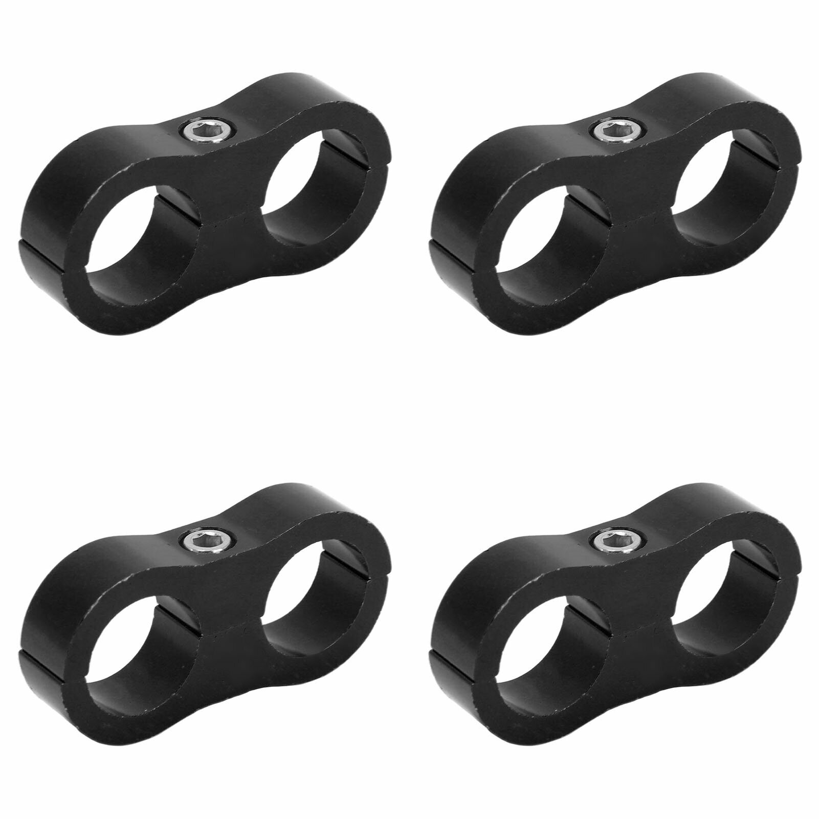 10AN хомут для разделителя шлангов, 4 шт, монтажный зажим-адаптер для топливной магистрали, разделителя, хомута, тормозной системы, газовой магистрали