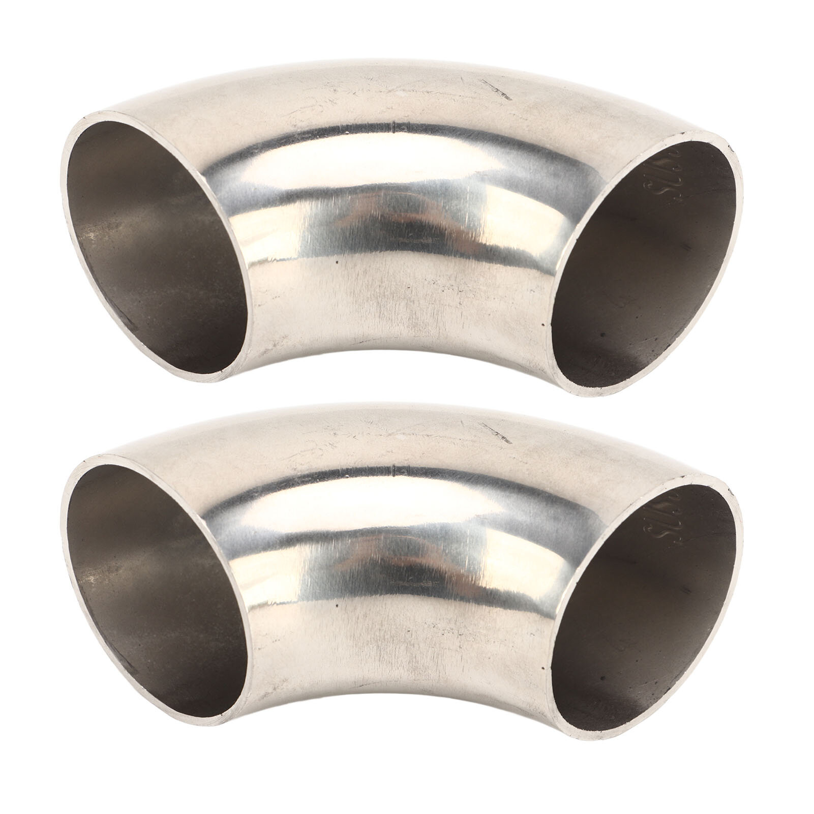 2шт 90-Градусный Колено Сливной Клапан Для Слива Отходов Труба 1,5 дюйма из Нержавеющей Стали Универсальная Подходит для Автомобилей