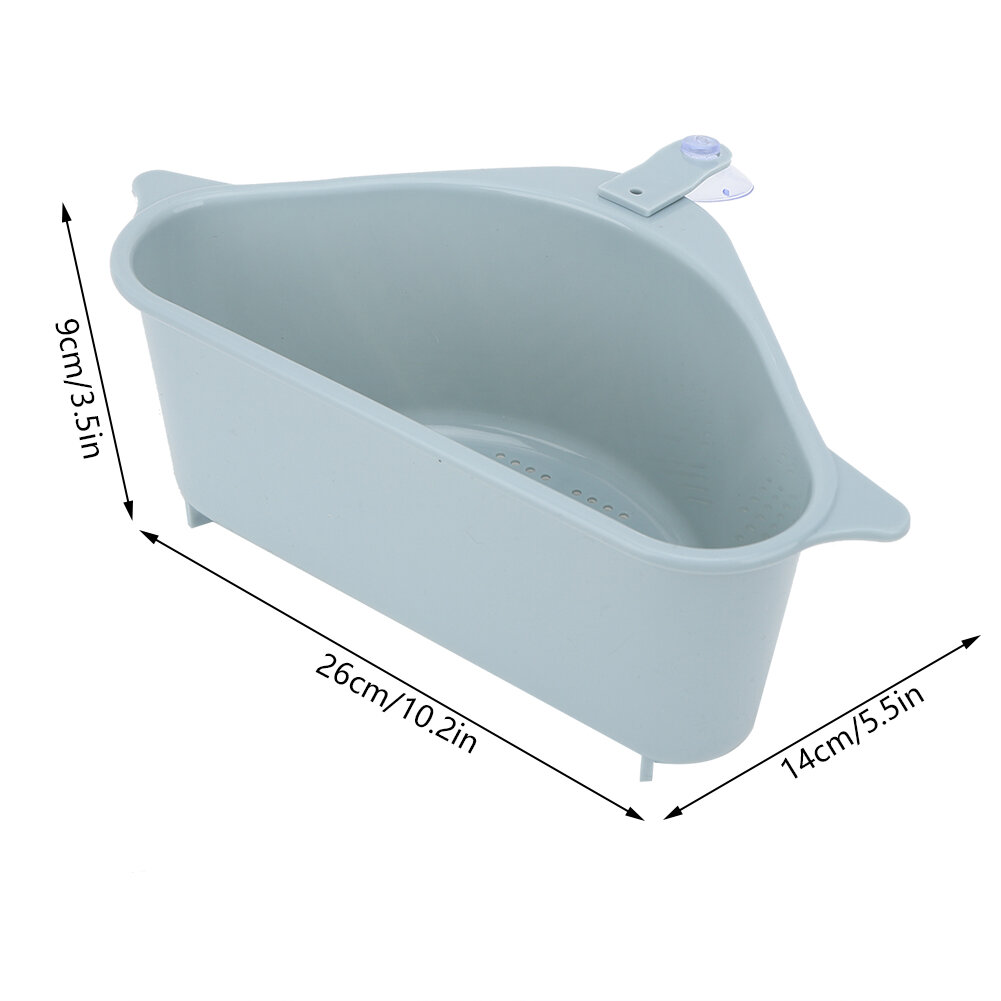 2шт треугольной формы кухонная раковина угловая стойка для слива губки стеллаж для хранения органайзер синий
