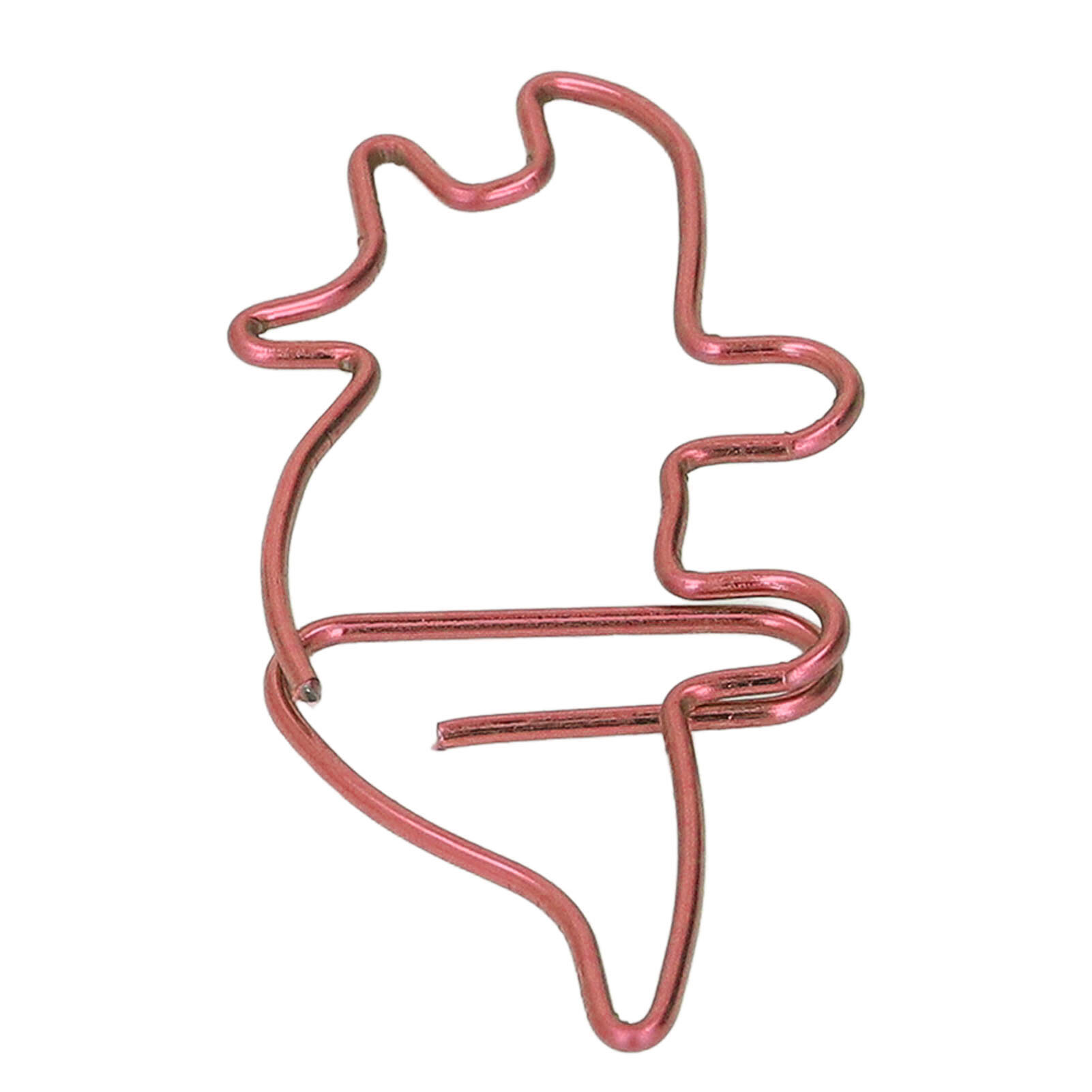 100 шт. фигурные скрепки для бумаг, красные трицератопсы в форме металлического гальванического процесса, легкие портативные офисные зажимы для документов