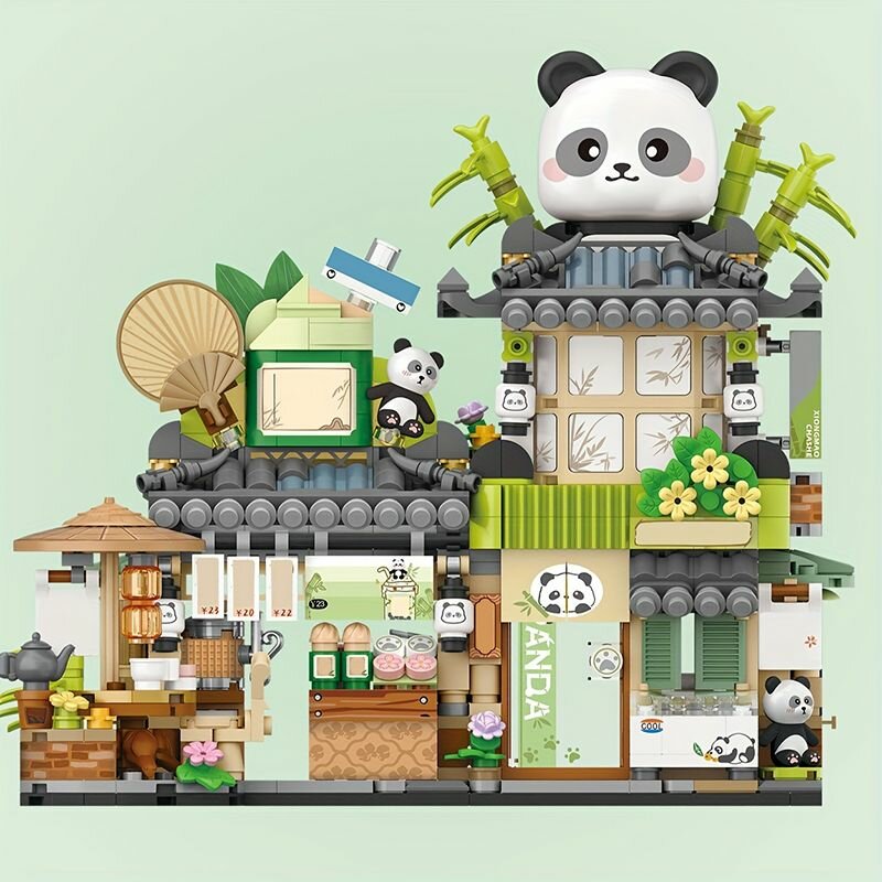 Конструктор LOZ 1383 Creative Panda Animal Set Декоративная Игрушка
