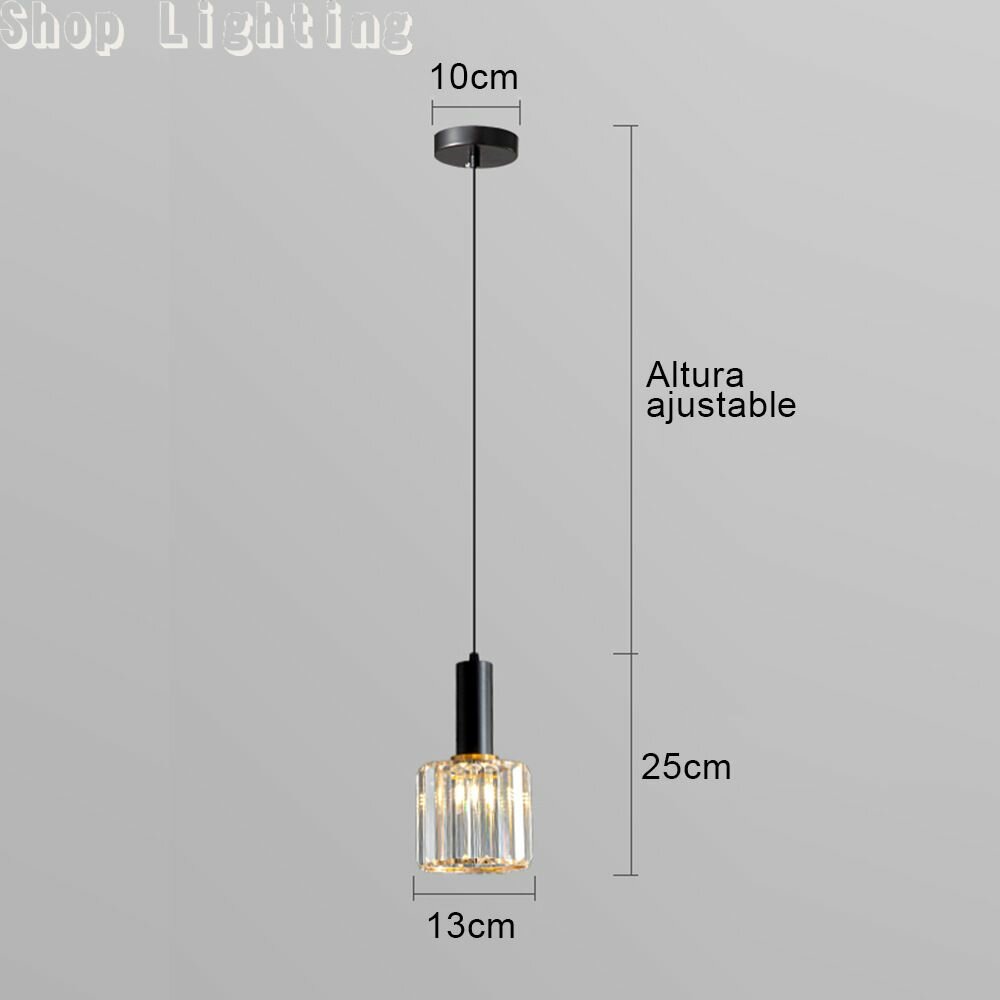 Подвесная люстра, современная стеклянная подвеска в изголовье кровати
