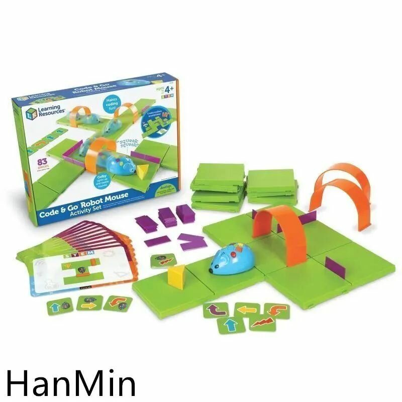 Learning Resources "Мышиный код Делюкс" Основы программирования. Развивающая игрушка (83 элемента)