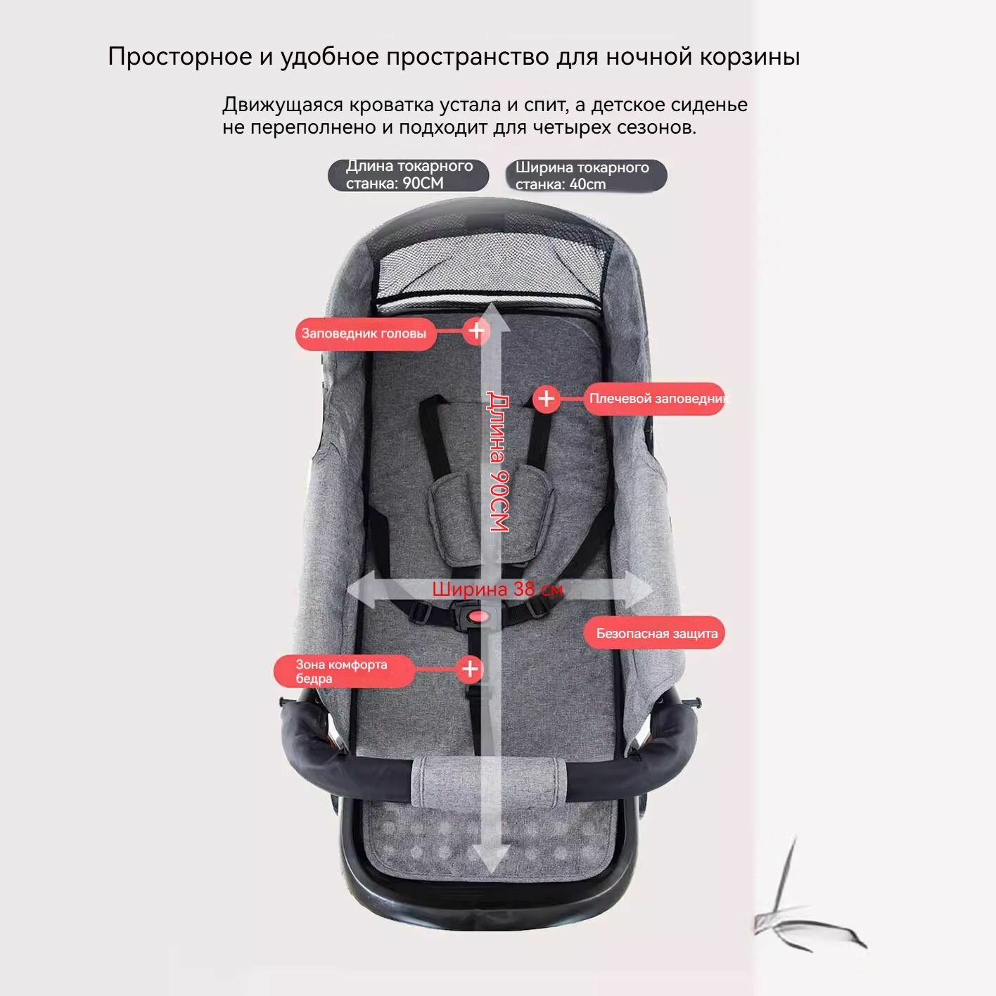 Коляска прогулочная — фото 1