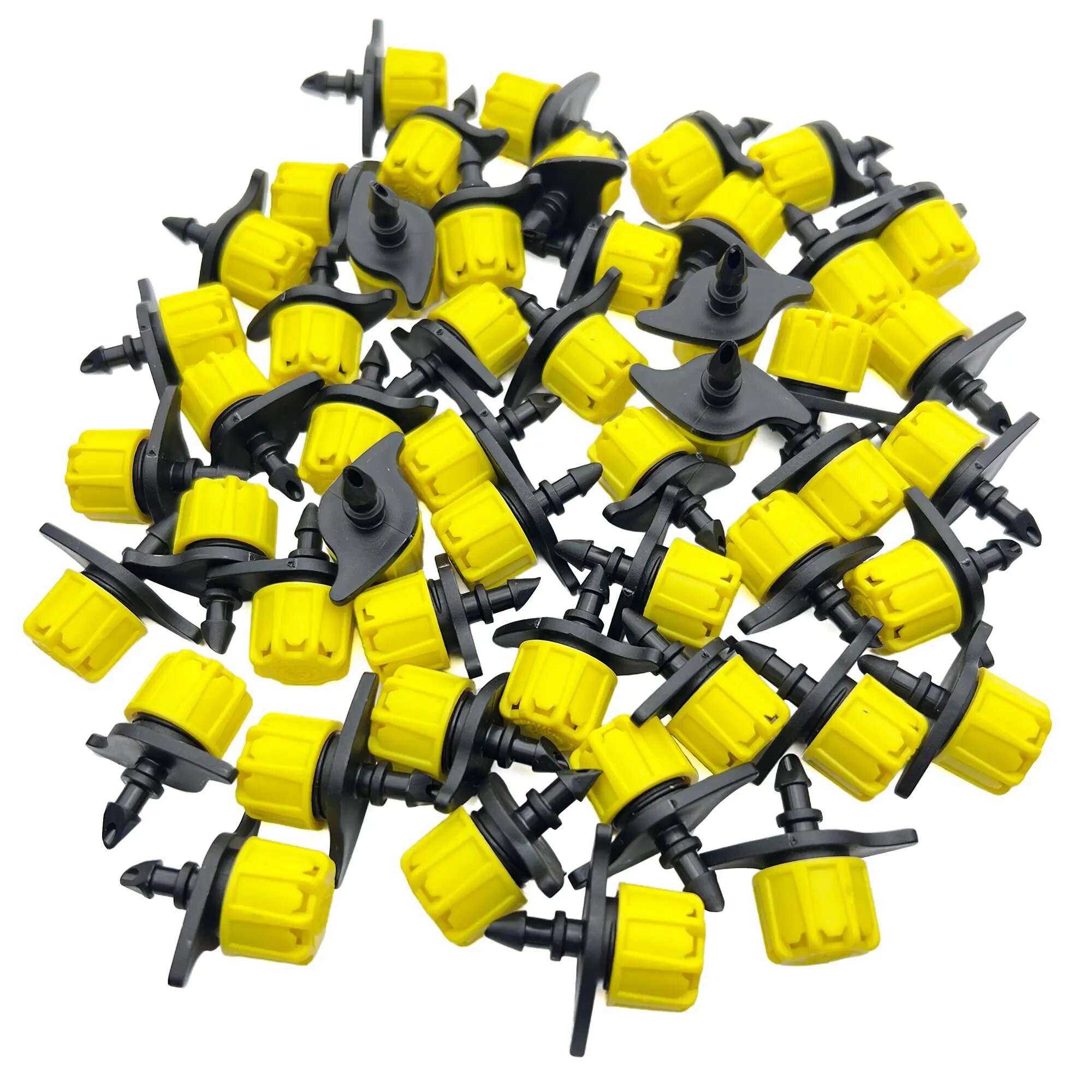 Капельница некомпенсированная с регулировкой вылива BOUTTE 0-70 л/ч набор 50 шт