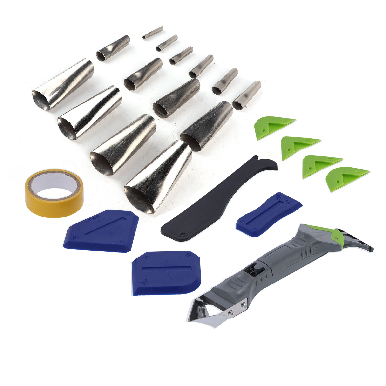 Набор из 24 силиконовых герметиков-насадок для герметика, многоразовый инструмент для финишной обработки герметиком.