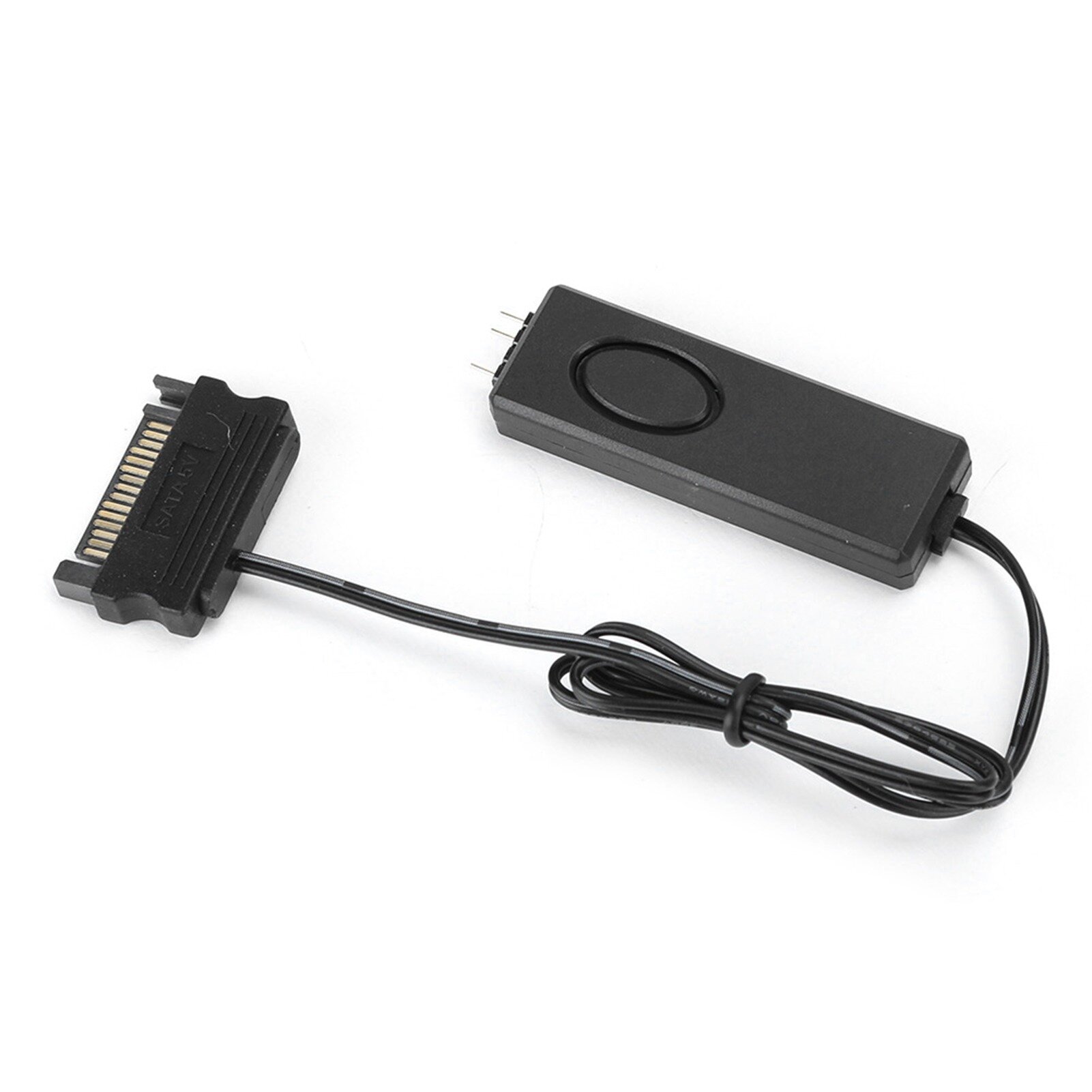 Контроллер светодиодного освещения вентилятора с радиоуправлением RF для ПК 5V Symphony ARGB черный SATA-Pin (черный) 3-pin ARGB