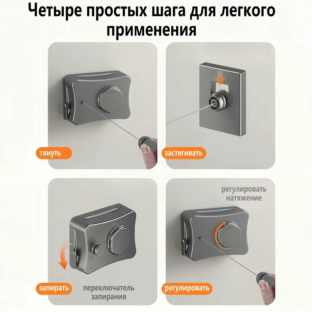 Настенная сушилка "Без бренда", серая, настенная, 500х30х120см