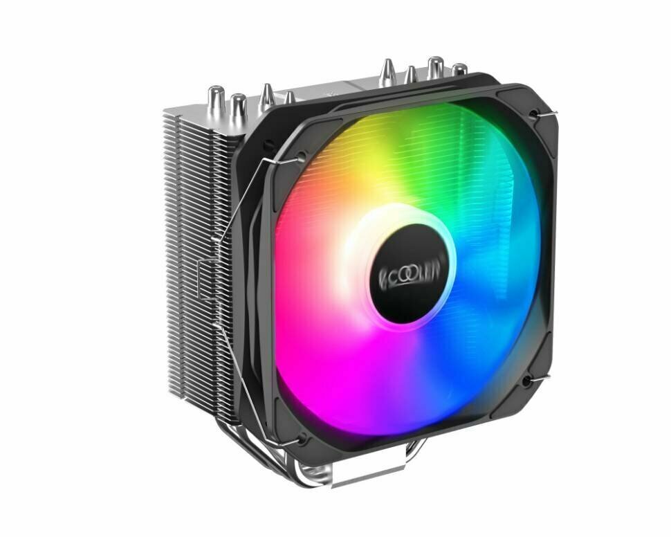 Кулер для процессора PCCooler Paladin 400 ARGB PWM, безопасное охлаждение