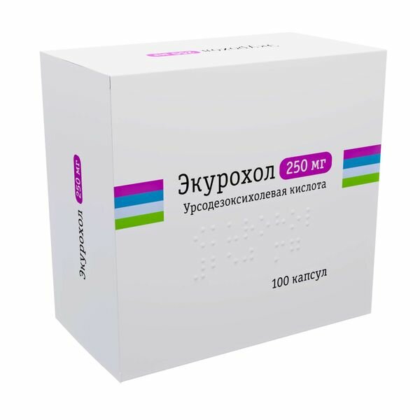 Экурохол капсулы 250мг 100шт