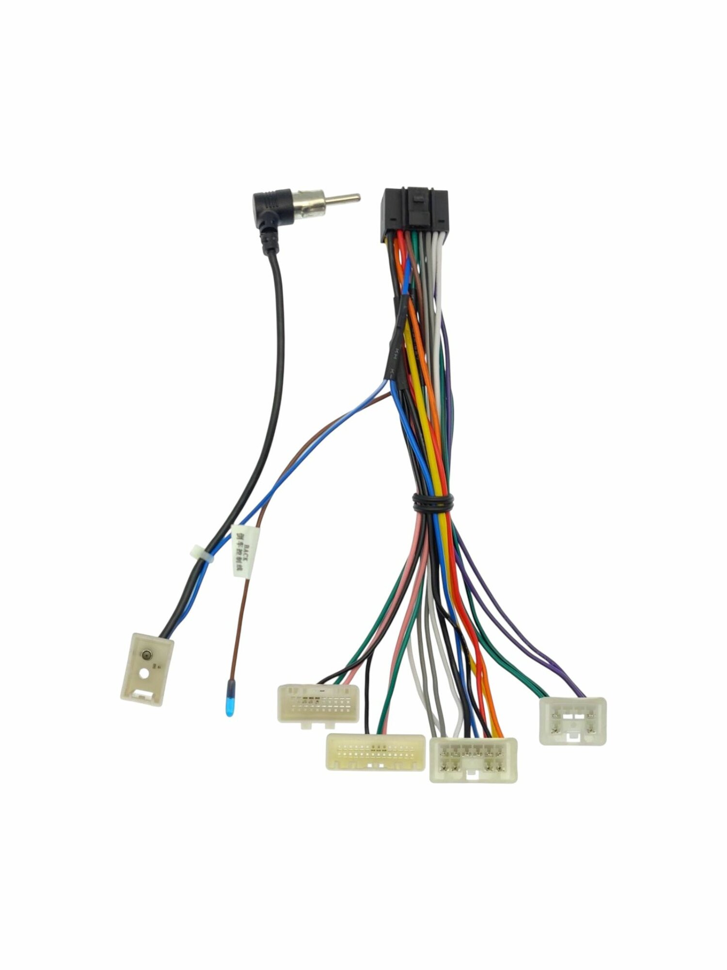 Разъем питания 16 pin для Android магнитол в Toyota 1989-2022 (основной, антенна, 2*мультируль)