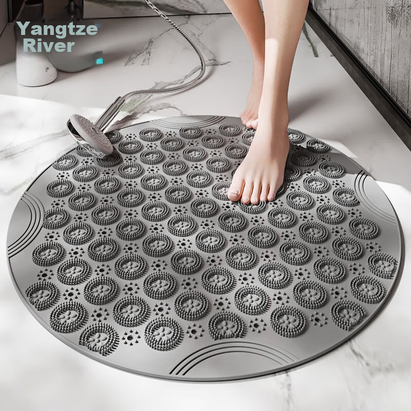 Dajiang Bathroom Non-Slip Mat, Shower Mat, Elderly Bathing Anti-Fall Mat, Bathroom Non-Slip Mat, 55x55cm