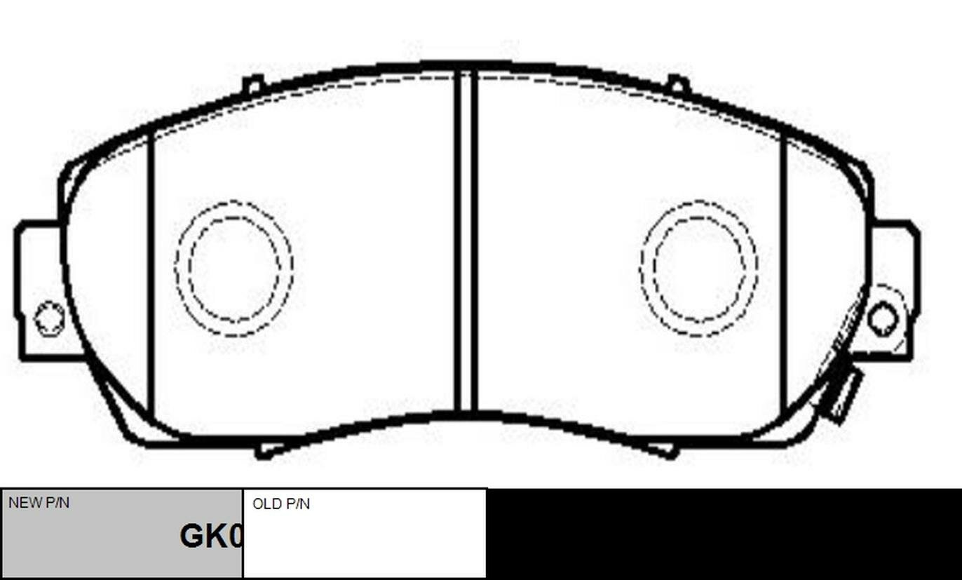 Колодки тормозные для автомобилей CTR GK0336 (запчасти и комплектующие)