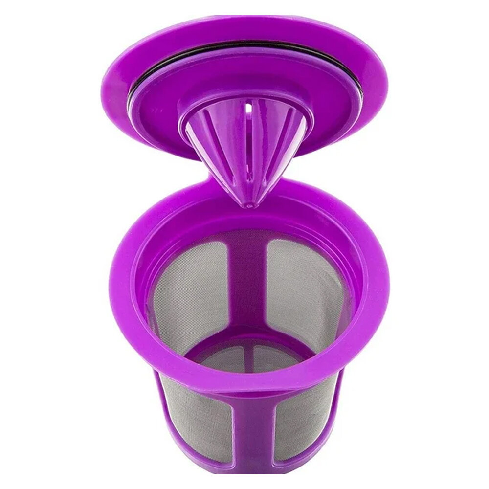 Refillable Reusable K Cups для Keurig 2.0 Brewers K200 K250 K300 K350 K400 K450 K460 K500 K550 K560 и 1.0 Models K40 K45 K60 K70 K75 K145 K150 K155 B30 B40 B44 B60 B70 B140 B145 B200 B3000, материал Food-Grade BPA-Free с силиконовым кольцом и стальным