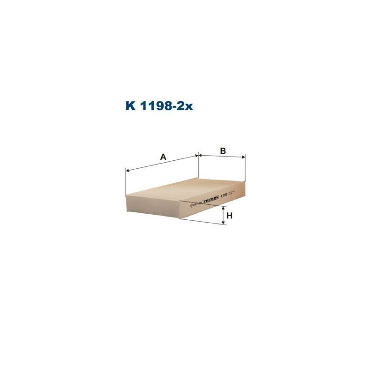 Фильтр салонный для автомобилей FILTRON K11982X (запчасти и расходники)
