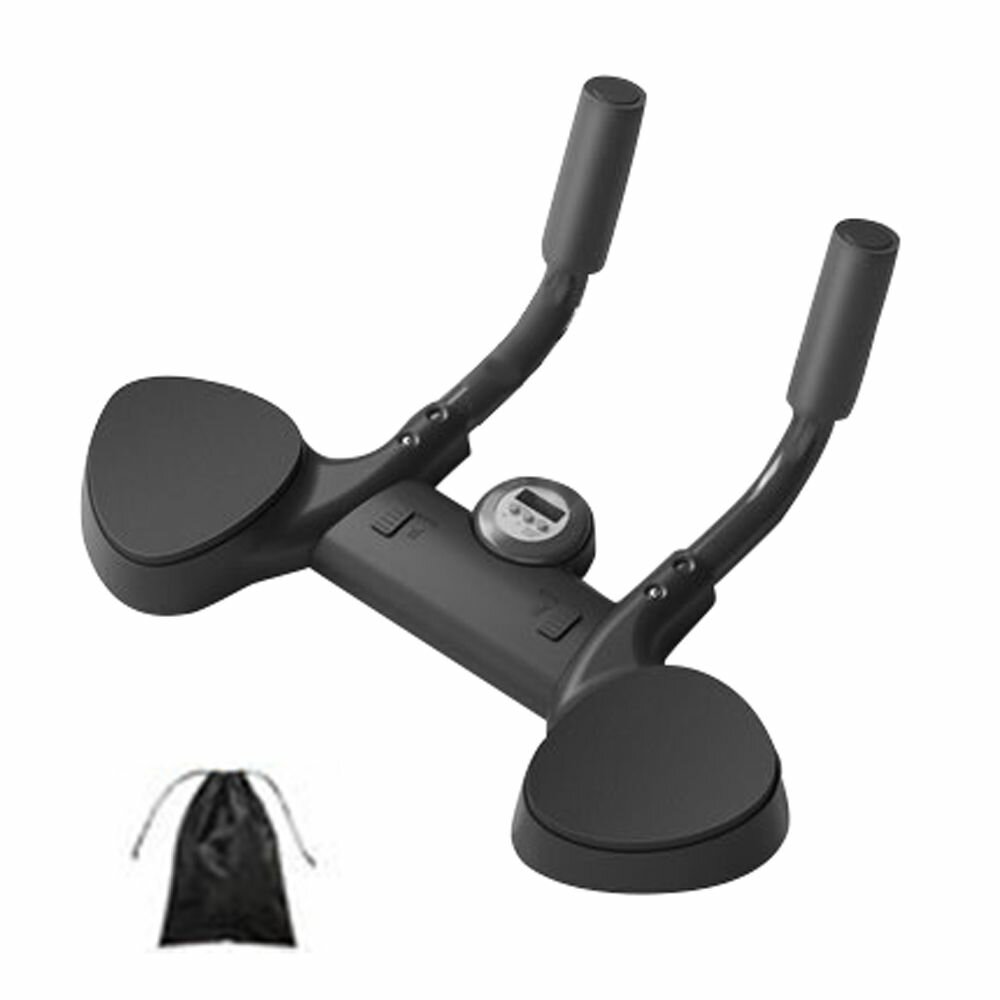 Доска для отжиманий с таймером, тренажер для мышц груди, спины, пресса и рук