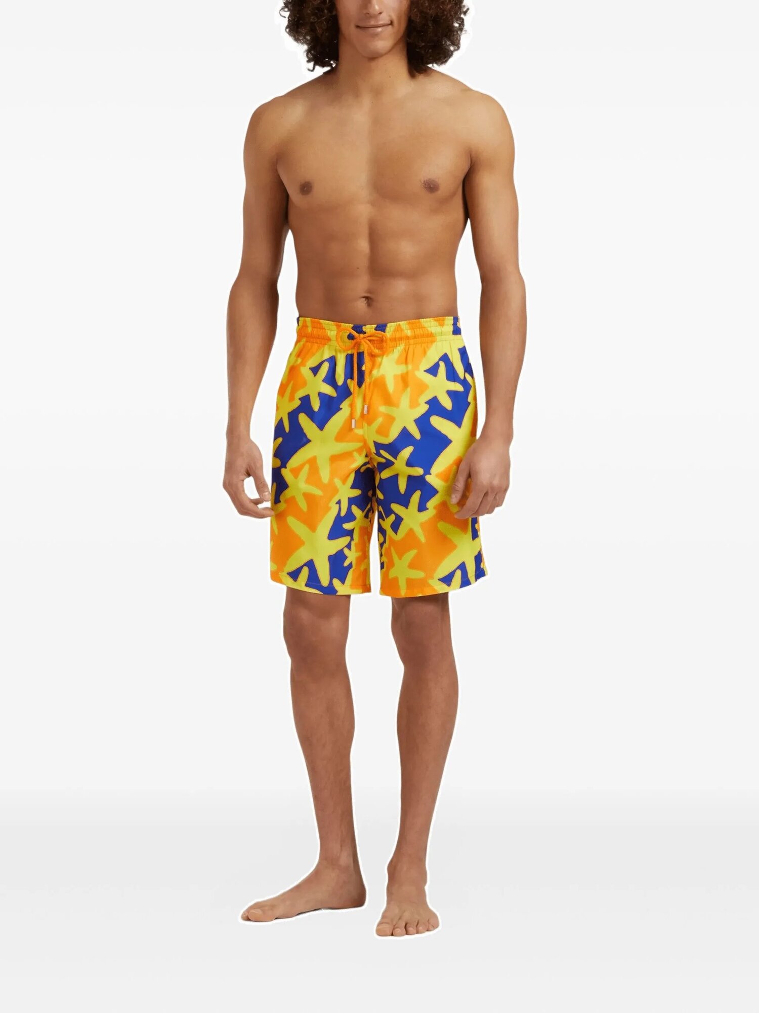 Шорты для плавания Vilebrequin Starfish drawstring swim shorts, размер XL, orange — фото 1