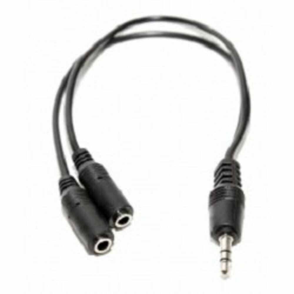 5bites AA-3MF2-02BK Кабель-5bites Адаптер 3.5 Jack-M - 23.5 Jack-F