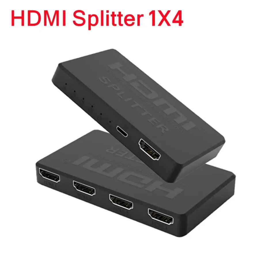 HDMI разветвитель 1 в 4 HDMI Splitter 1X4