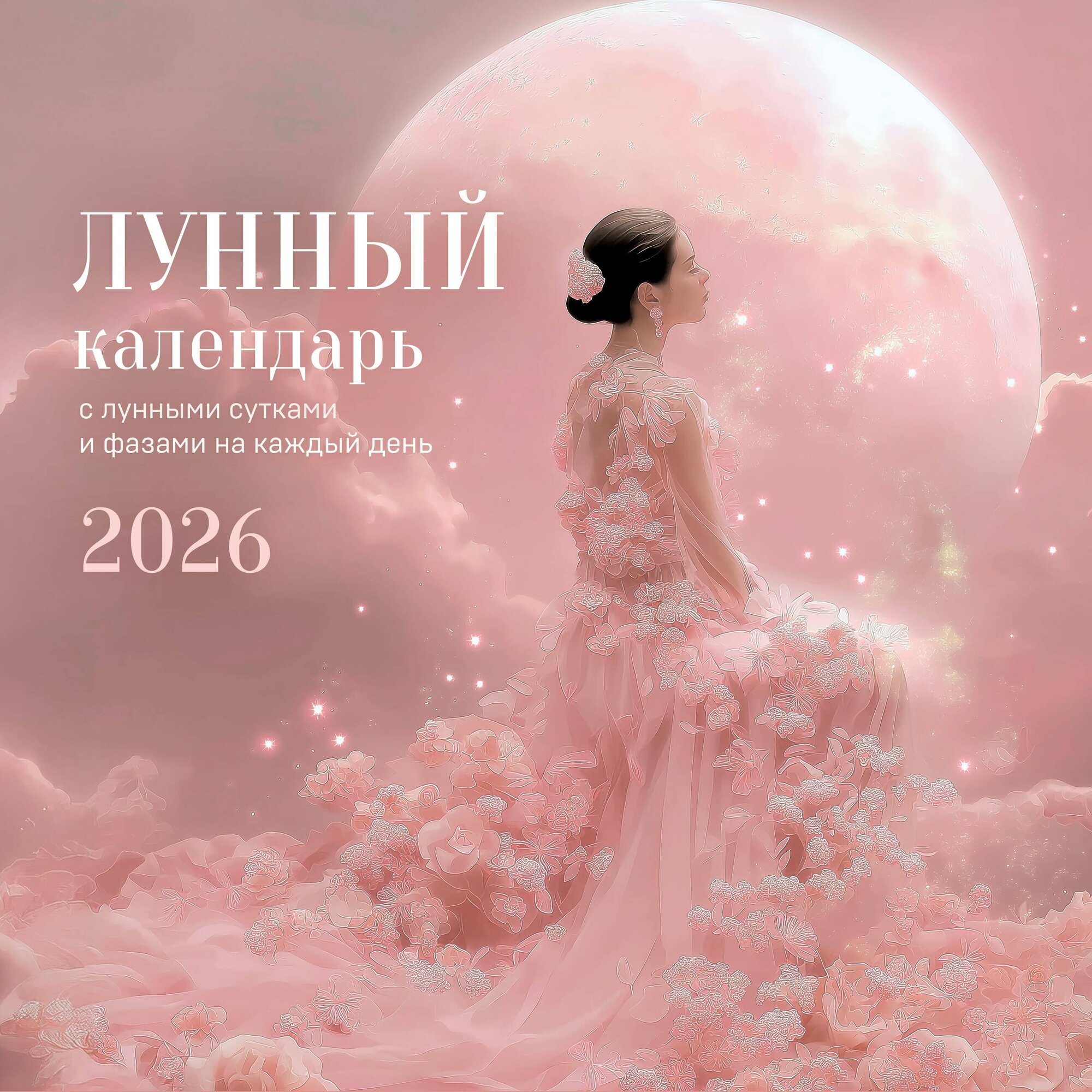 Лунный календарь на 2026 год. Календарь настенный на 2026 год (300х300)