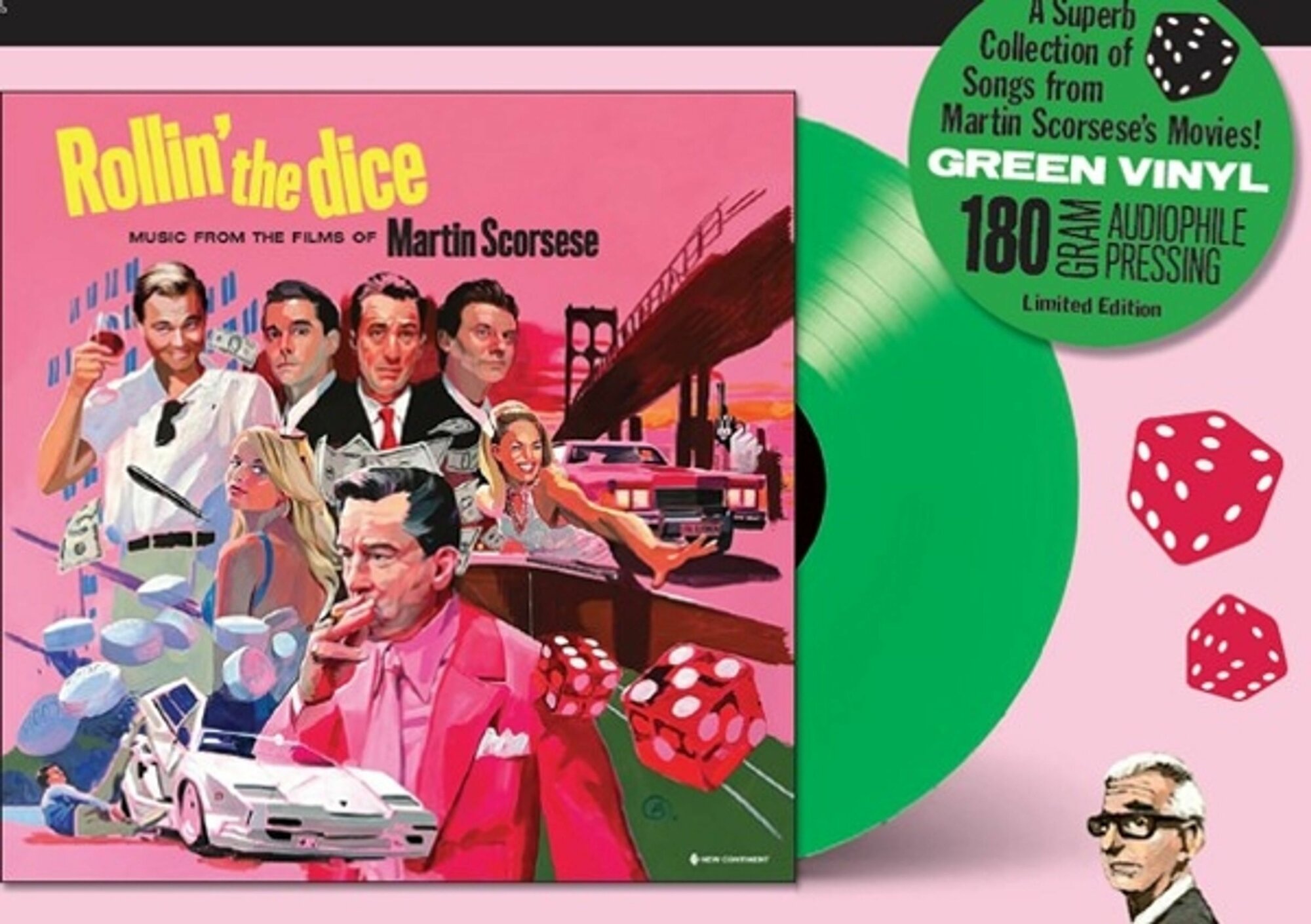 Сборник – Rollin' the Dice: Music From the Films of Martin Scorsese [Coloured Green Vinyl] (LP)
