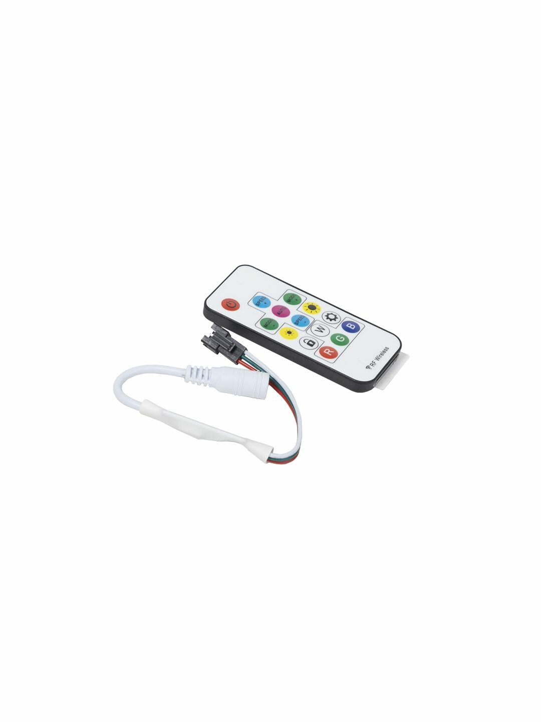 Контроллер для светодиодной ленты RGB SPI, с пультом, 12/24V, 72W/144W