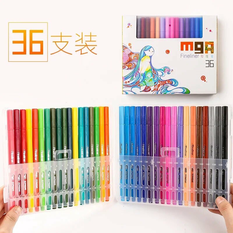 Гелевые ручки M&G 24 цветов 0,3 мм 36 Color