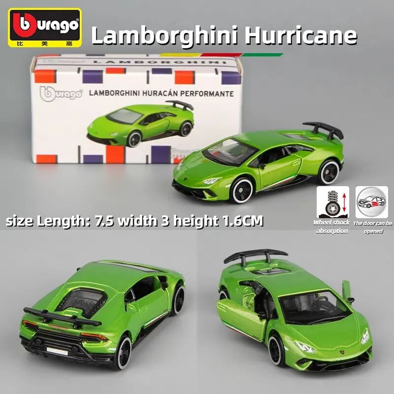 Машинка BBURAGO 1:64 серия Модель автомобиля Материал из легкого сплава