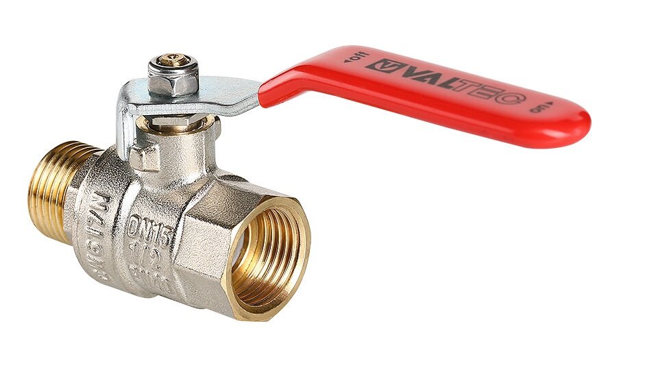 Кран вода VALTEC BASE 1 1/2 гайка-штуцер-ручка VT.215. N.08 ЛОТ 2 шт