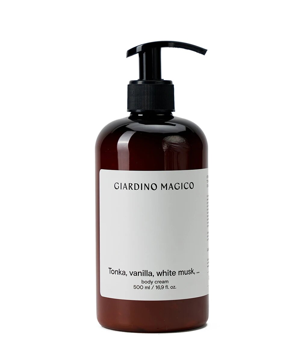 Крем для тела GIARDINO MAGICO TONKA, VANILLA, WHITE MUSK, , 500 мл