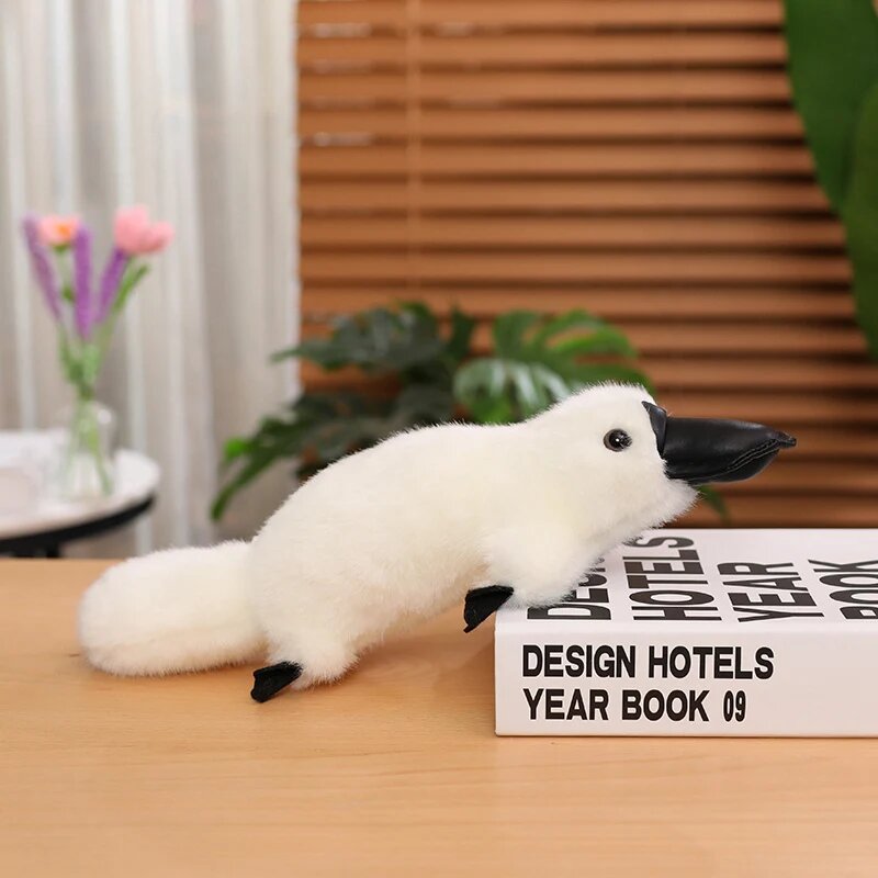 Плюшевый утконос Yb gift, Around 35cm, Белый, Унисекс