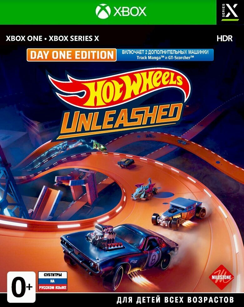Игра для Xbox One/Series X "Hot Wheels Unleashed" Day One Edition (русские субтитры)