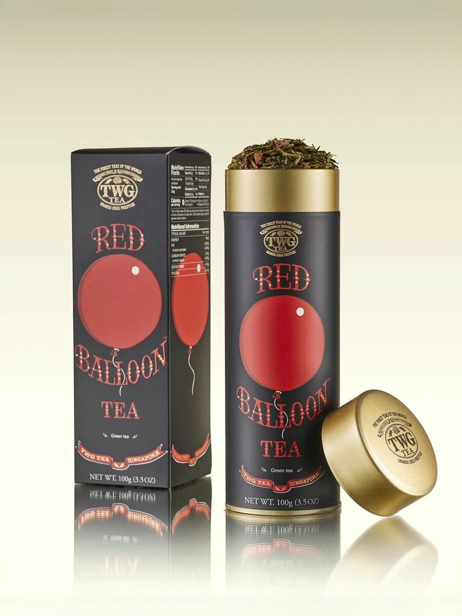 Чай зеленый с персиком и розой RED BALLOON TEA TWG