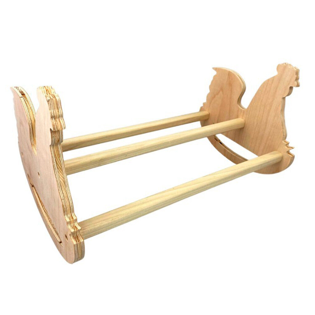 Курятник Для Цыплят-Качалок, Перекладина Для Насеста, Прочные Натуральные Деревянные Качели, Лестница-Насест