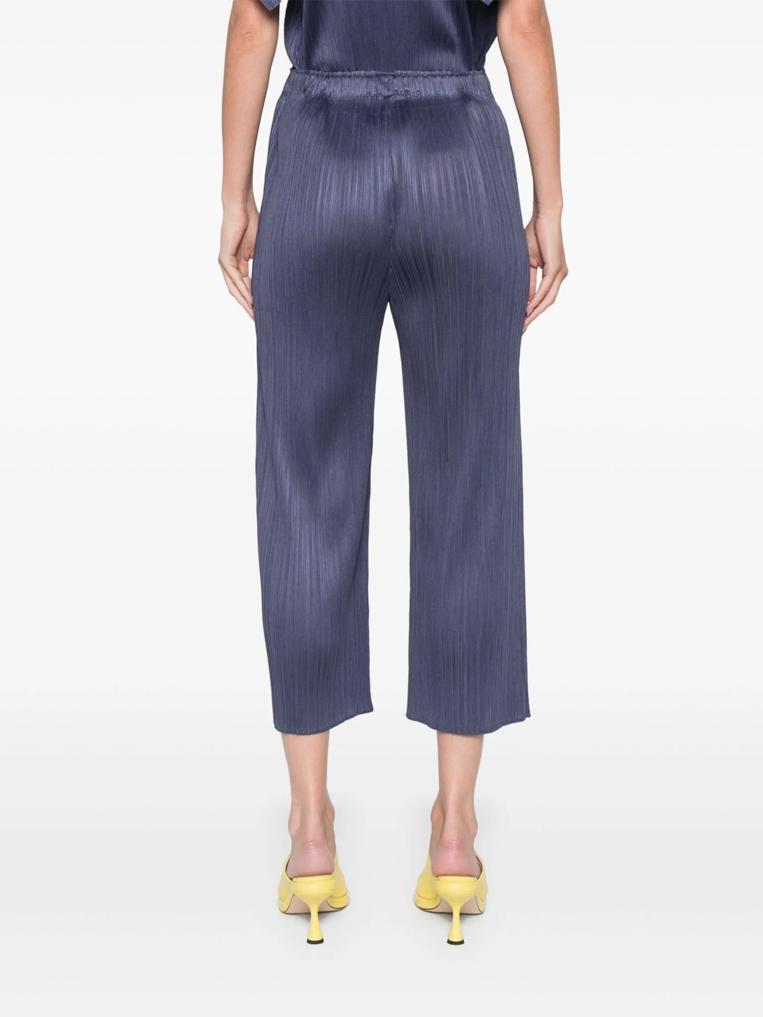 Брюки классические Pleats Please Miyake Monthly Colors: August, размер 5 NUM, синий — фото 1
