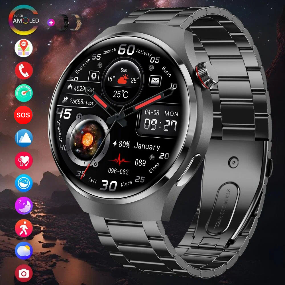 Cмарт часы мужские Smart Watch GT4PRO Матовые (умные часы для мужчин, кардиобраслет, пульсометр, шагомер) электронные,