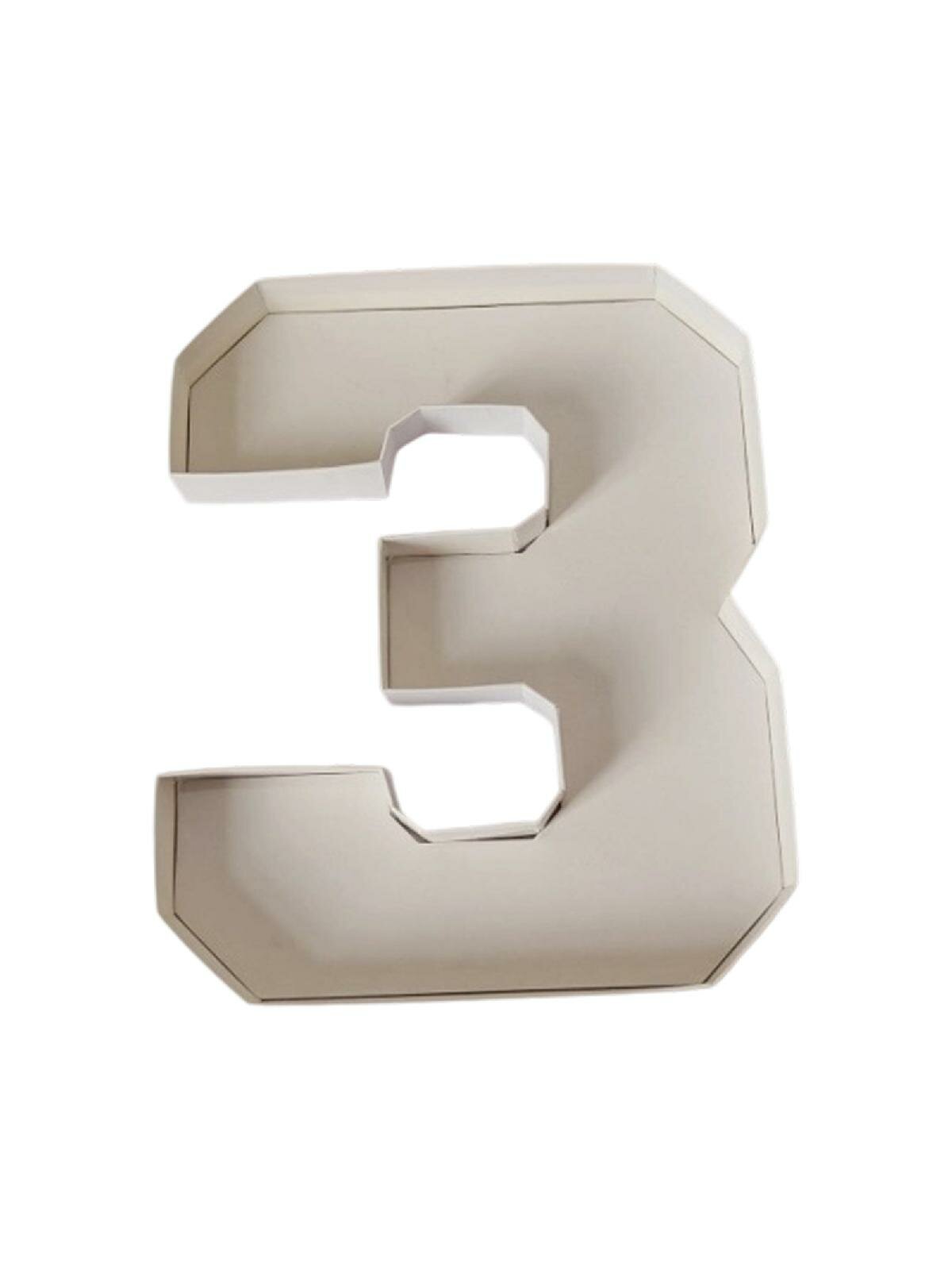 Креативный ящик для хранения продуктов в форме буквы, Биоразлагаемый контейнер для конфет