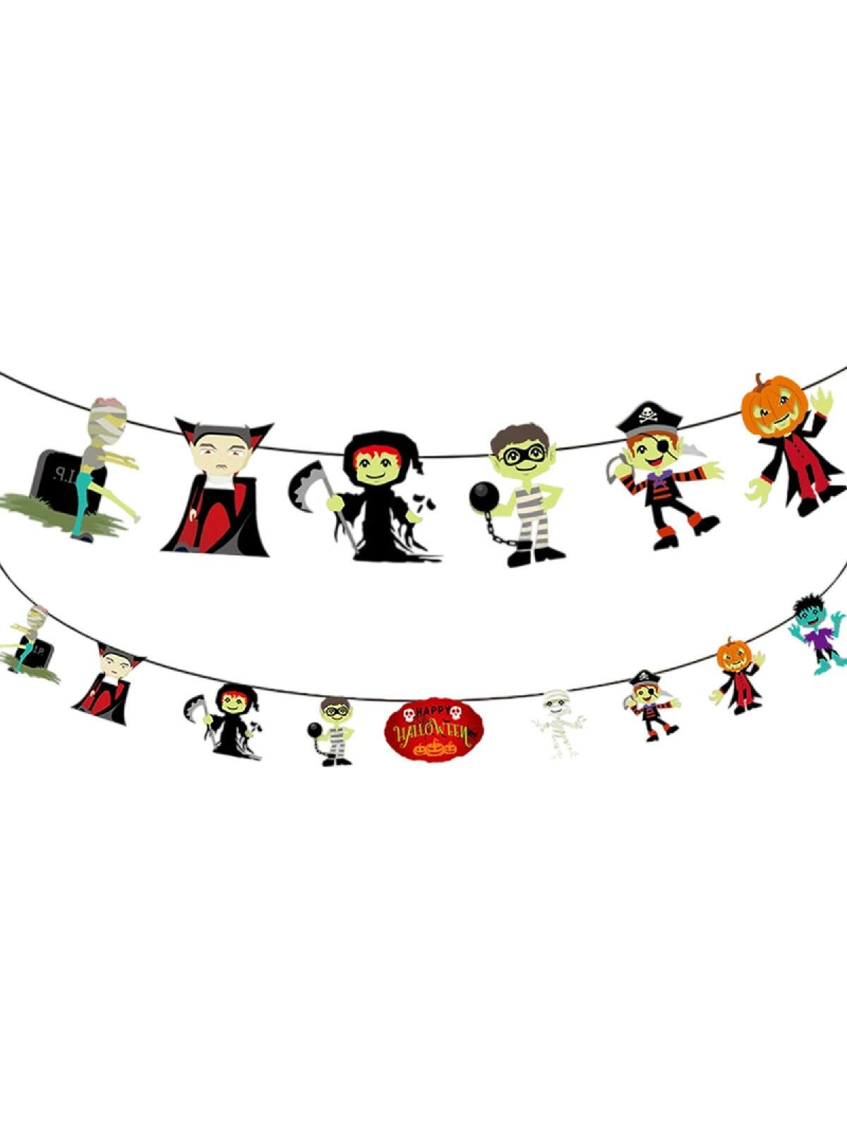 Тыквенный треугольный вымпел, украшение для каминов, стены, окна, лестницы, дверного проема