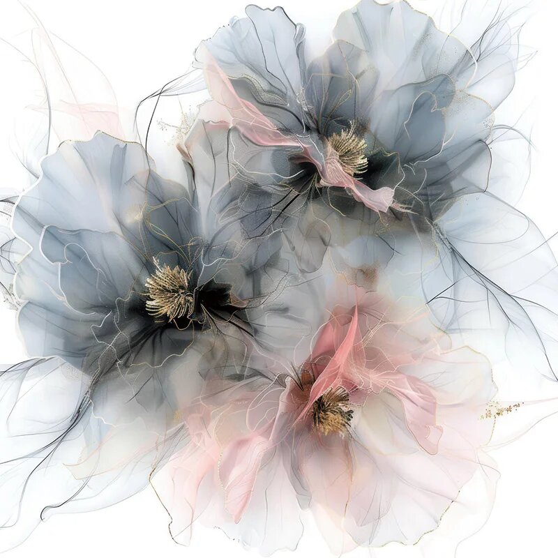 Абстрактные розово-серые цветы, самоклеящиеся наклейки на туалет, съемная наклейка на стену, многоразовая виниловая наклейка на автомобиль для декора ванной комнаты