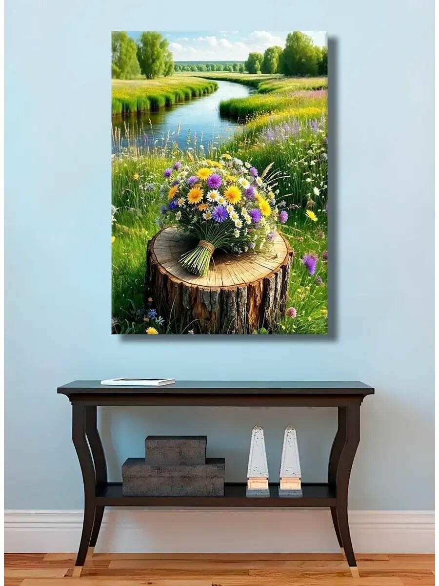 Картина "Цветочный рай", галерейная 30х40см 1шт.