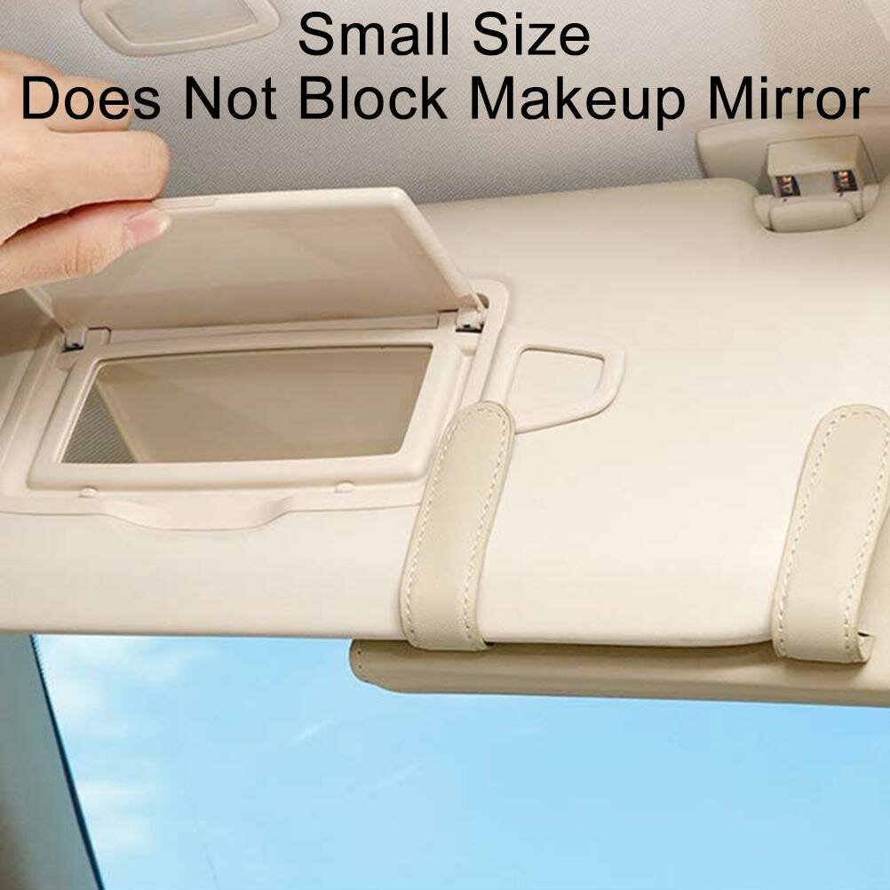 Держатель для солнцезащитных очков для автомобиля, солнцезащитный козырек, авто-органайзер для очков, коробка для автомобильного козырька, аксессуары, футляр для очков для женщин и мужчин, черный, один размер