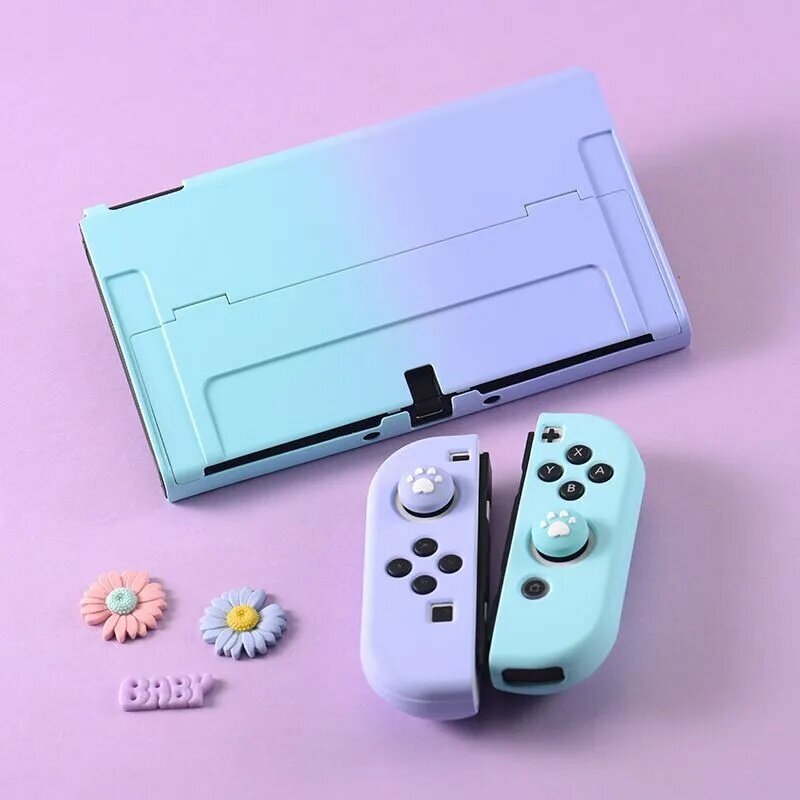 Силиконовый защитный чехол Nintendo Switch Oled С капотом-качалкой