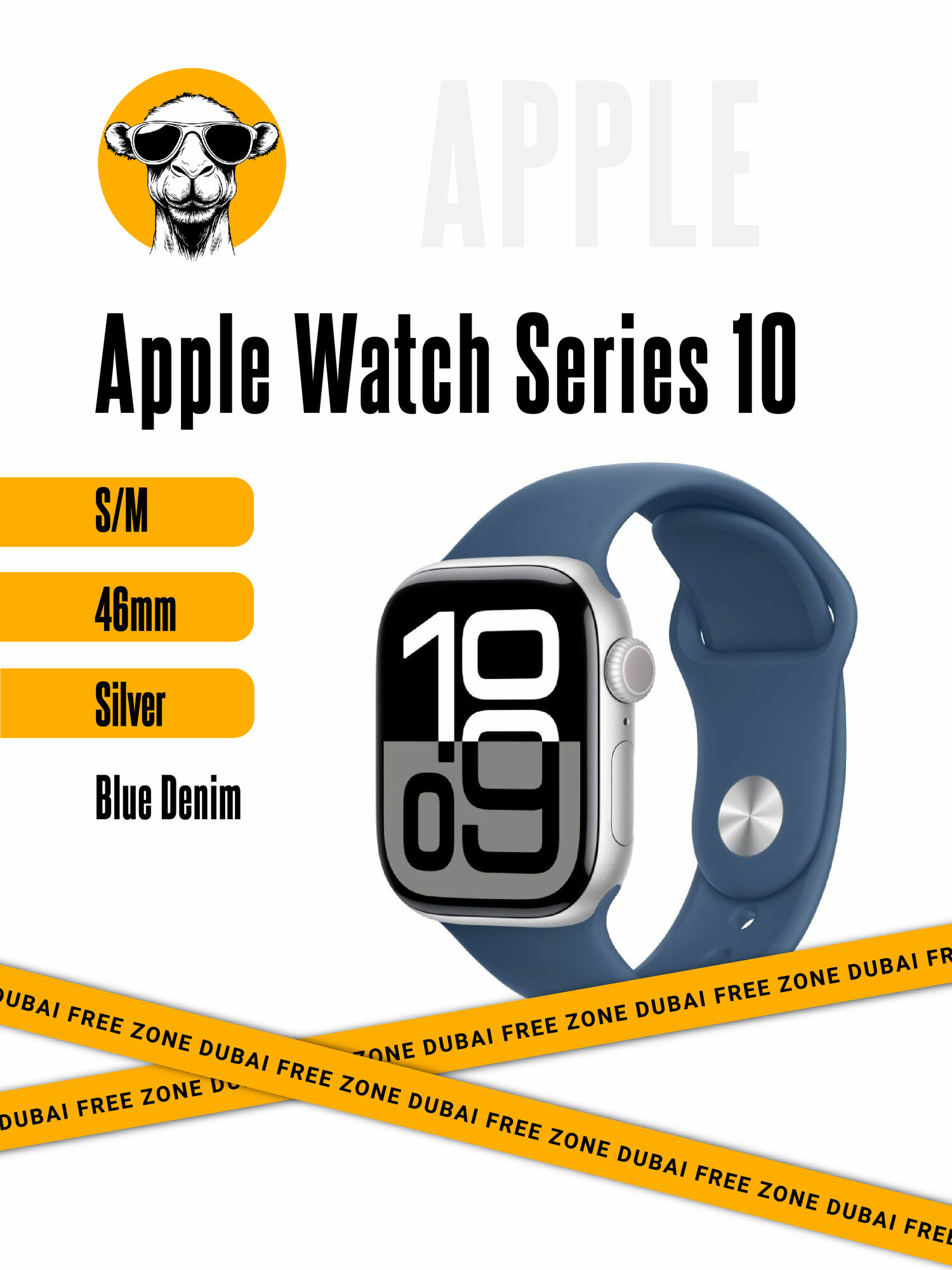 Смарт-часы Apple Watch Series 10 46mm Silver S/M