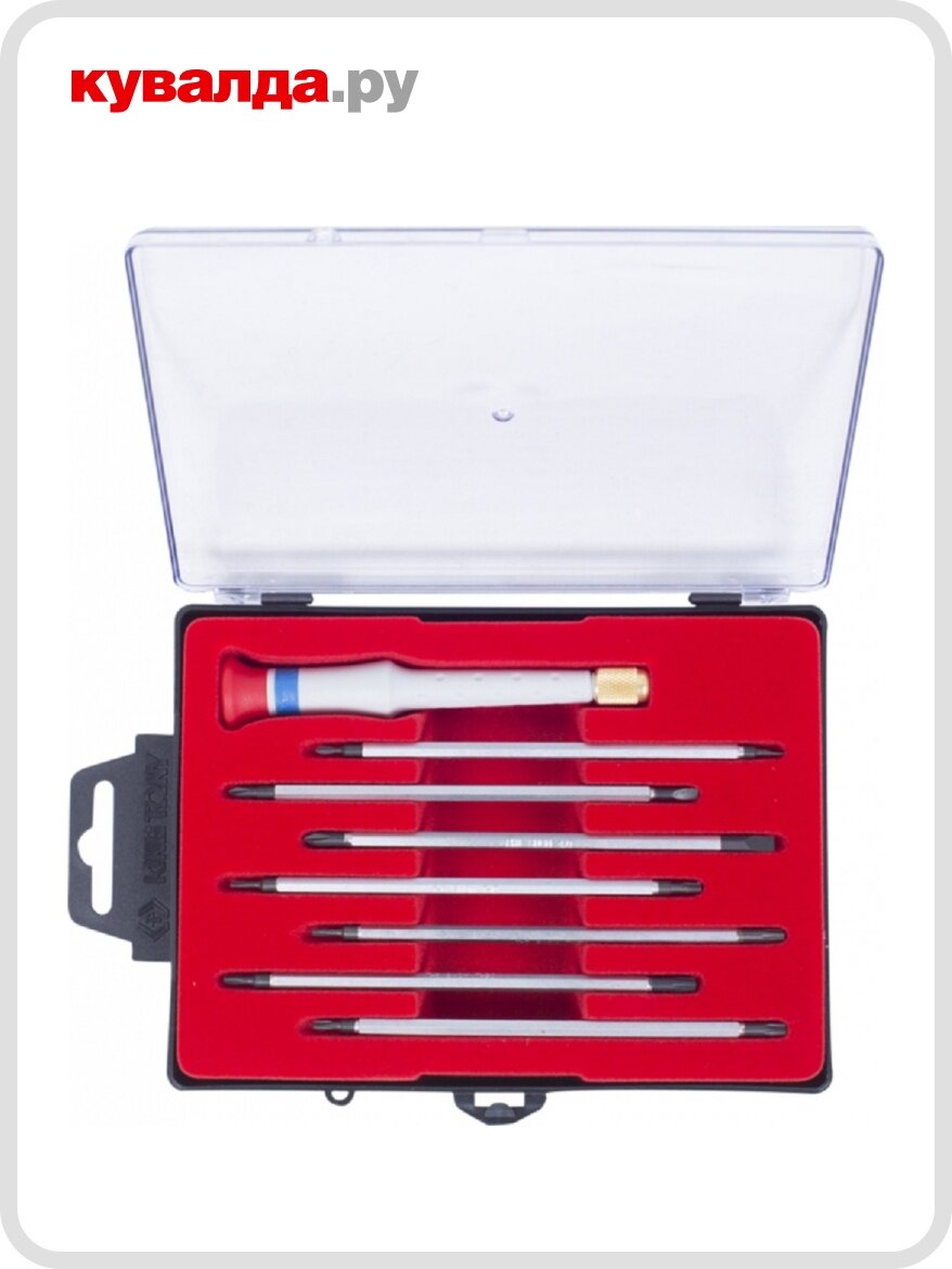 Набор отверток прецизионных KING TONY 32607MR 8 предметов